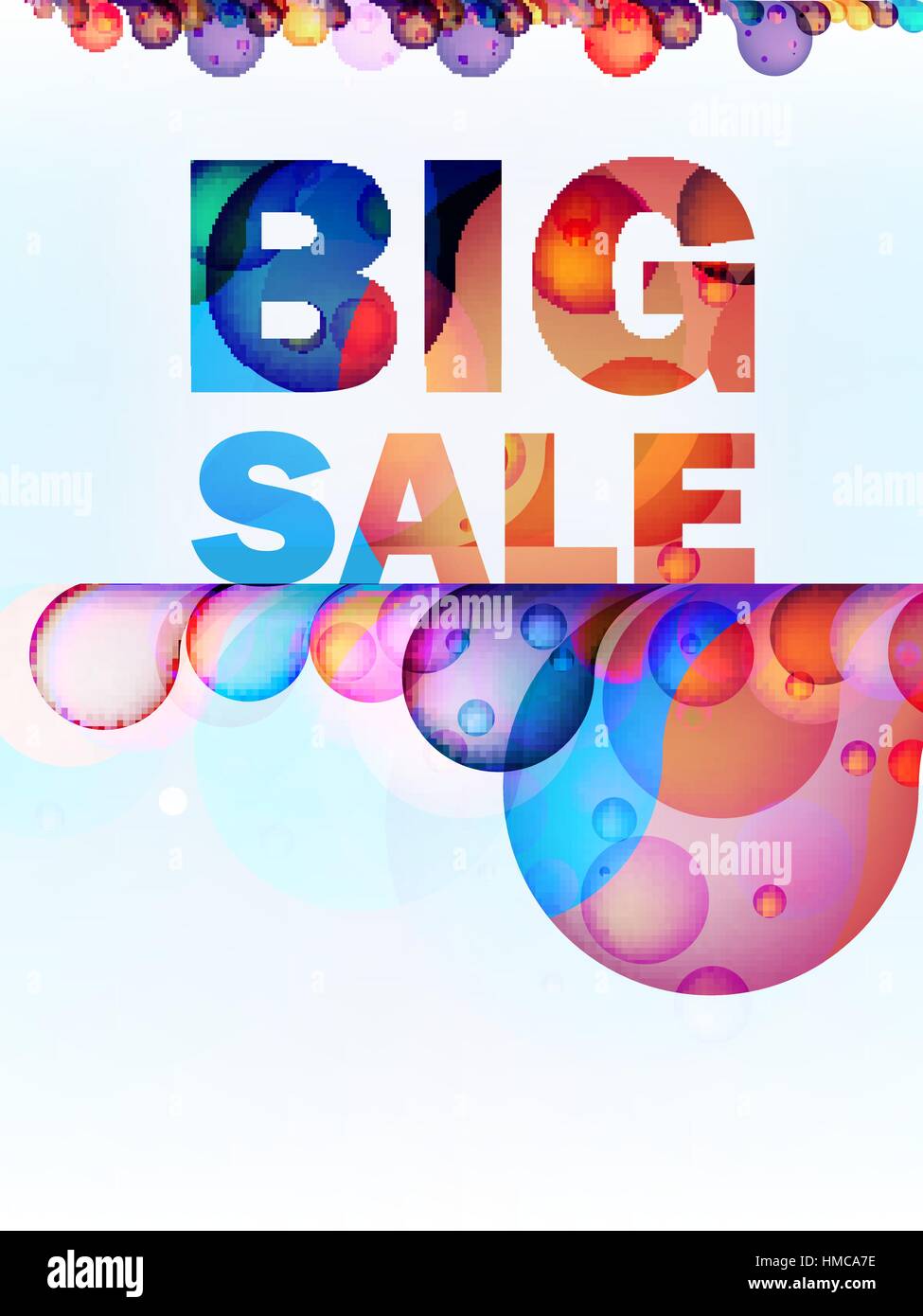 Abstract splash Big Sale card. + EPS10 vector file Stock Vector Image ...