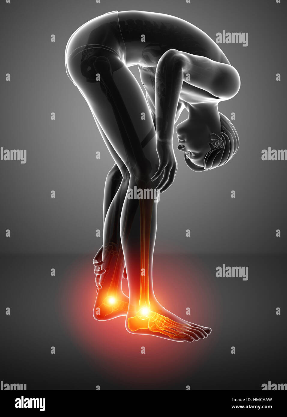 human body anatomy with joint pain Stock Photo - Alamy