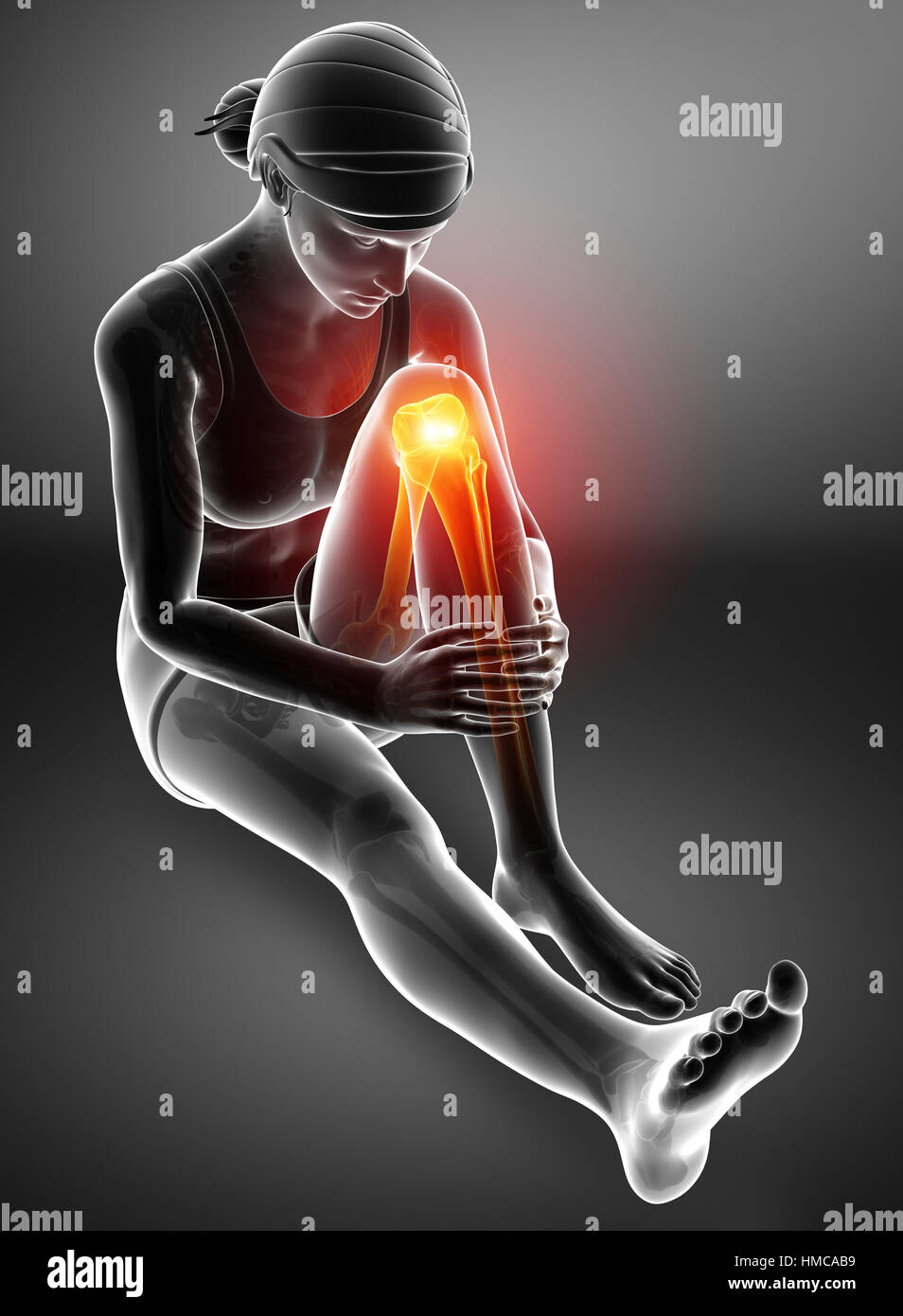 human body anatomy with joint pain Stock Photo - Alamy