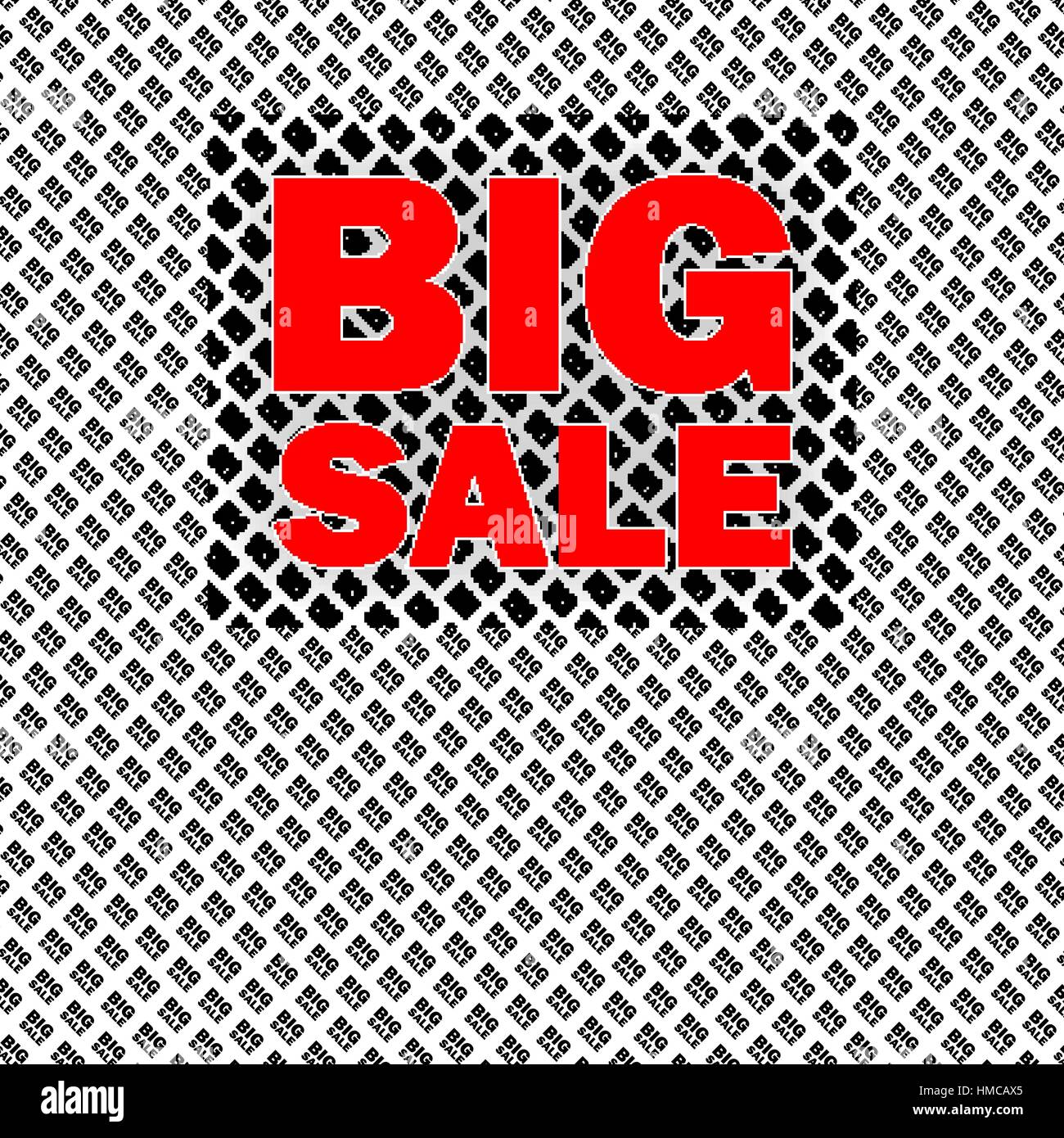 Big sale isolated over white background. EPS 10 Stock Vector Image ...