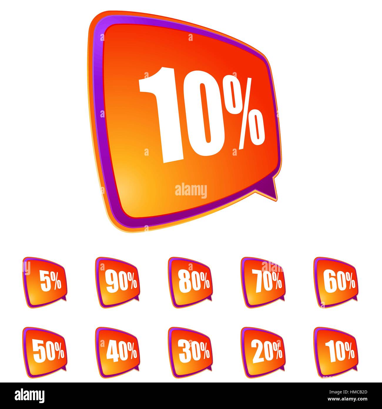 Discount labels set. + EPS8 vector file Stock Vector Image & Art - Alamy