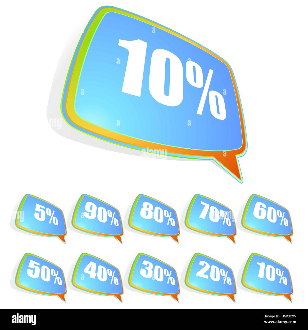 Discount labels set. + EPS8 vector file Stock Vector Image & Art - Alamy