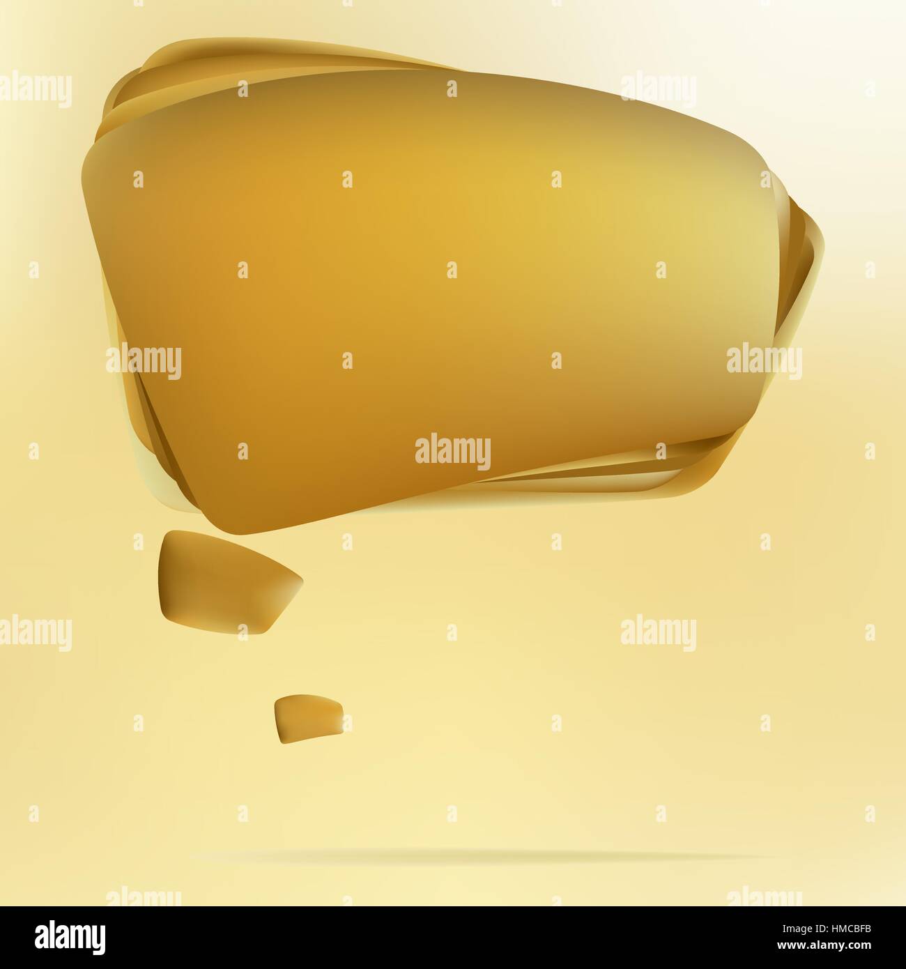 Gold star speech bubble hi-res stock photography and images - Alamy