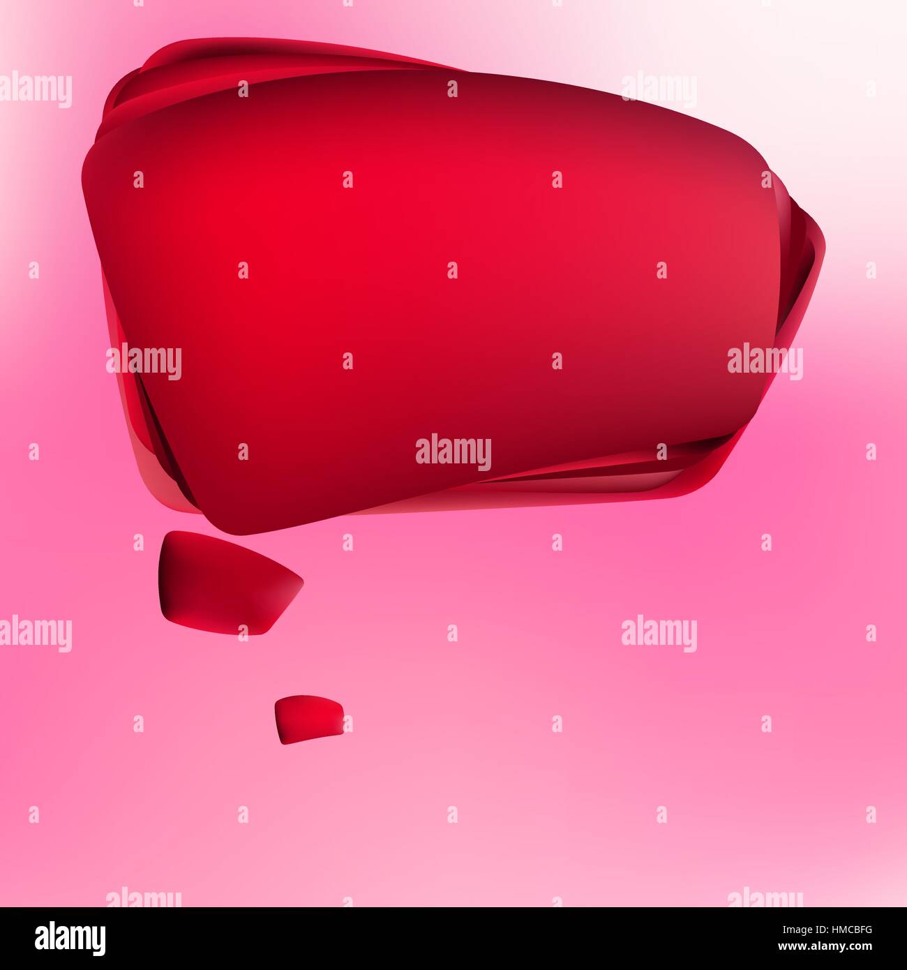 Abstract red speech bubble. + EPS8 vector file Stock Vector Image & Art ...