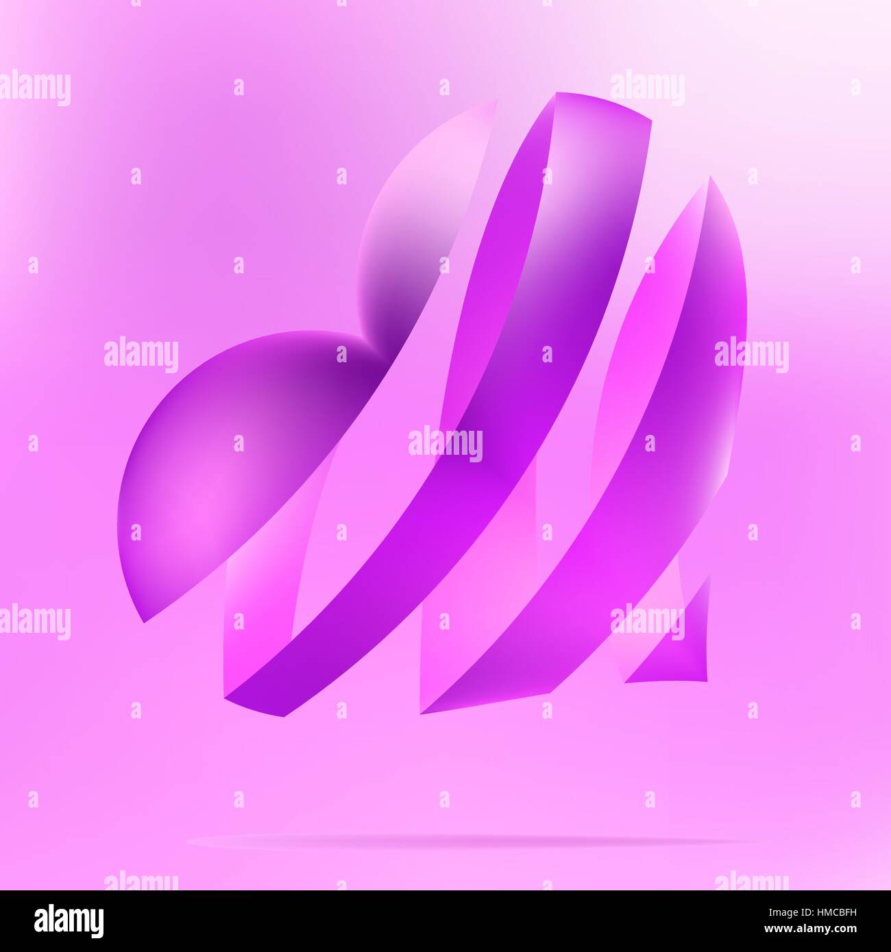 Purple heart on a light background. + EPS8 vector file Stock Vector ...