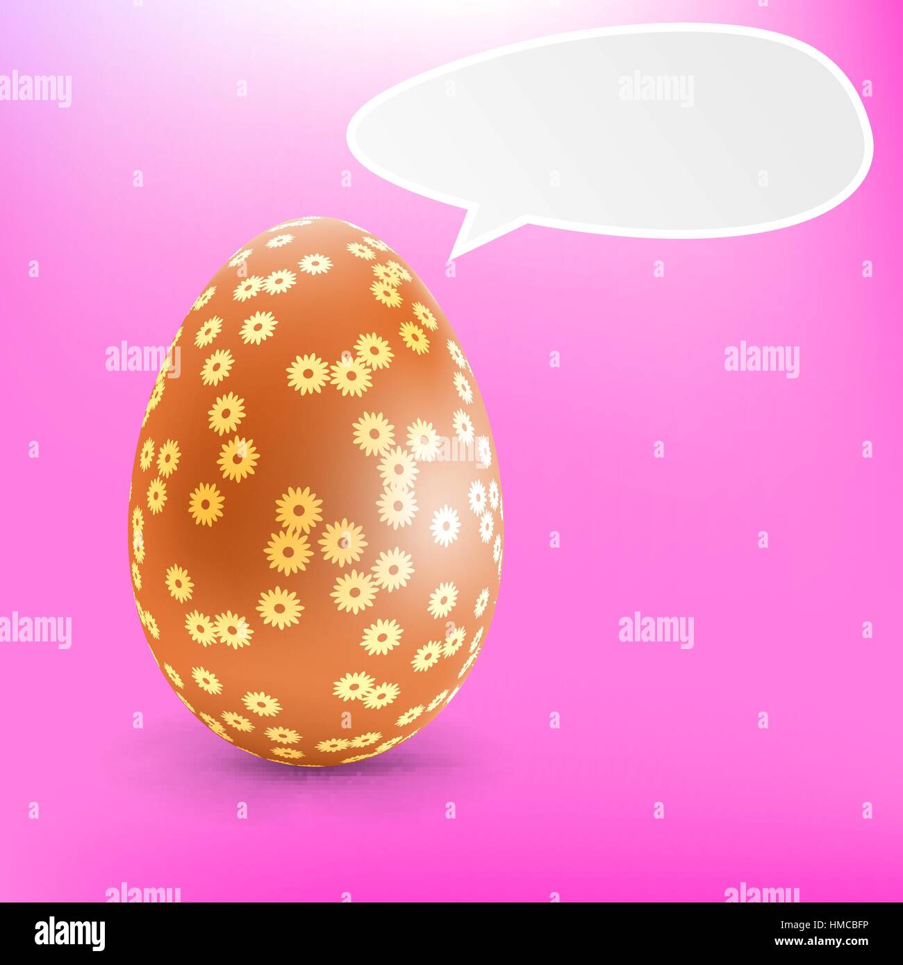 Happy Easter speech bubble. + EPS8 vector file Stock Vector Image & Art ...