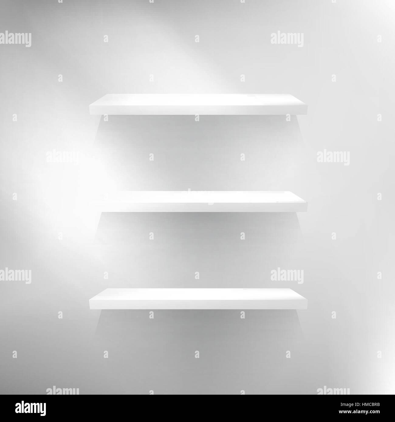 Three shelves Stock Vector Images - Alamy