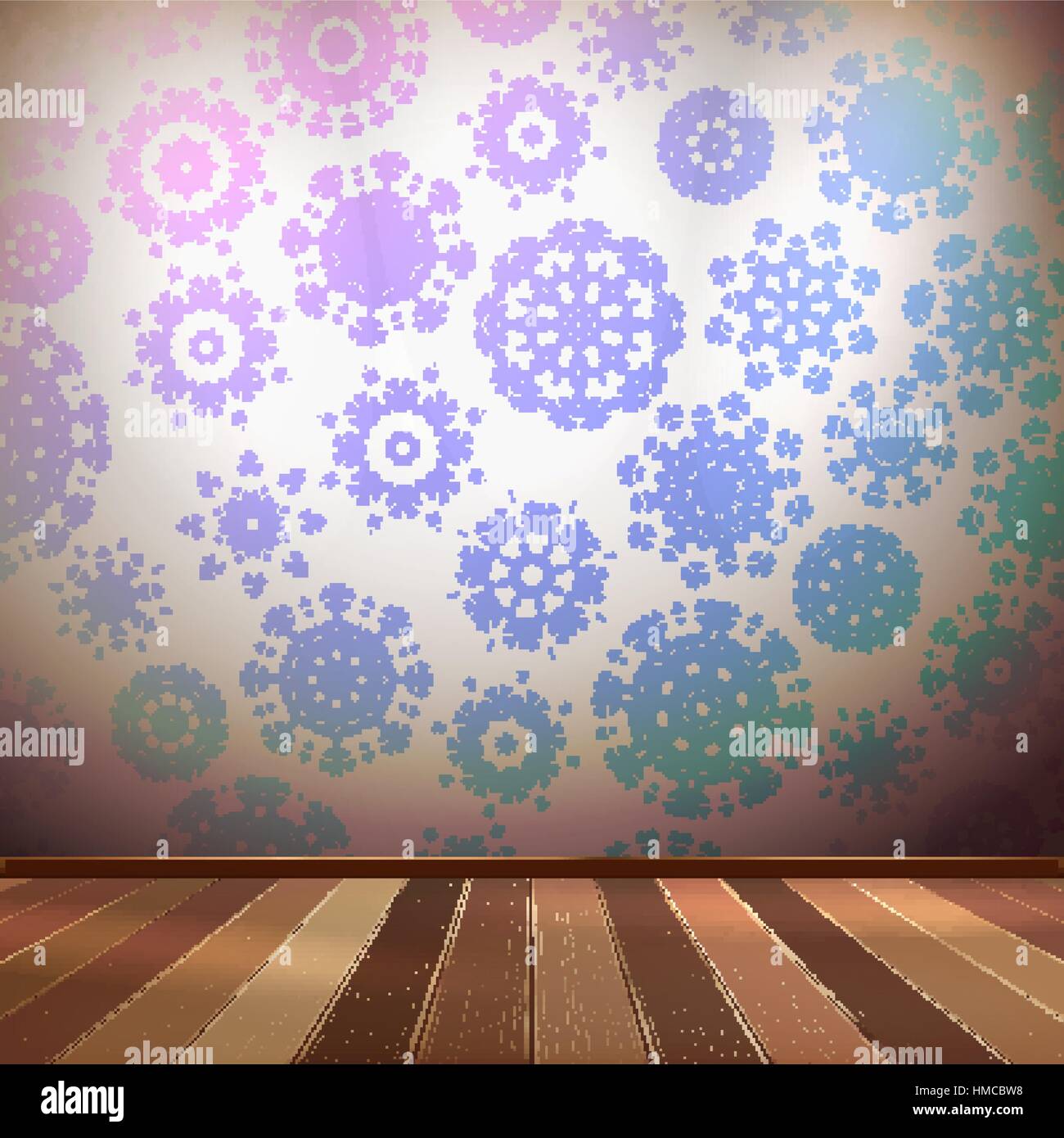 Walls decorated Stock Vector Images - Alamy