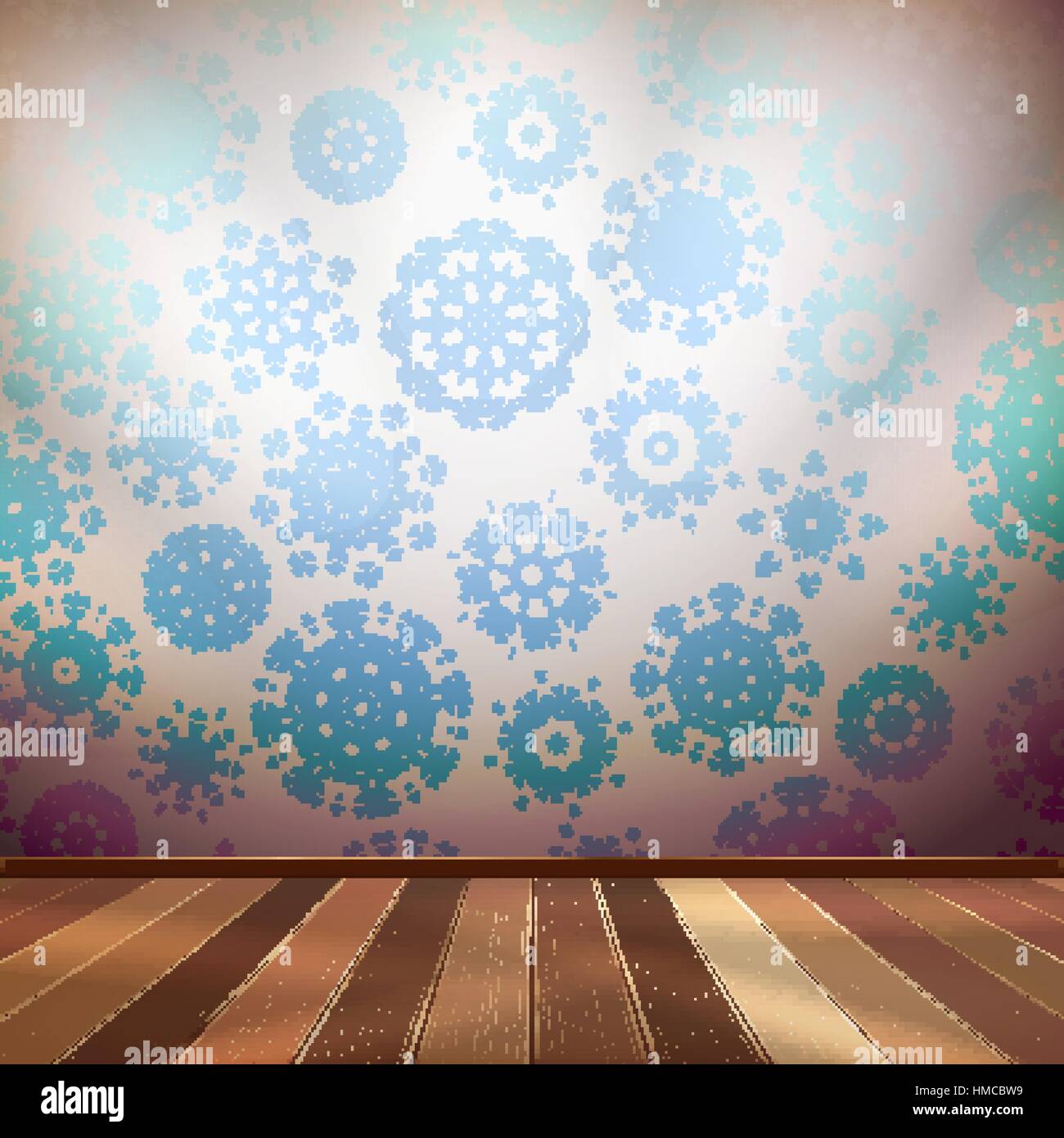 Frozen interior, christmas background. EPS 10 vector Stock Vector Image ...