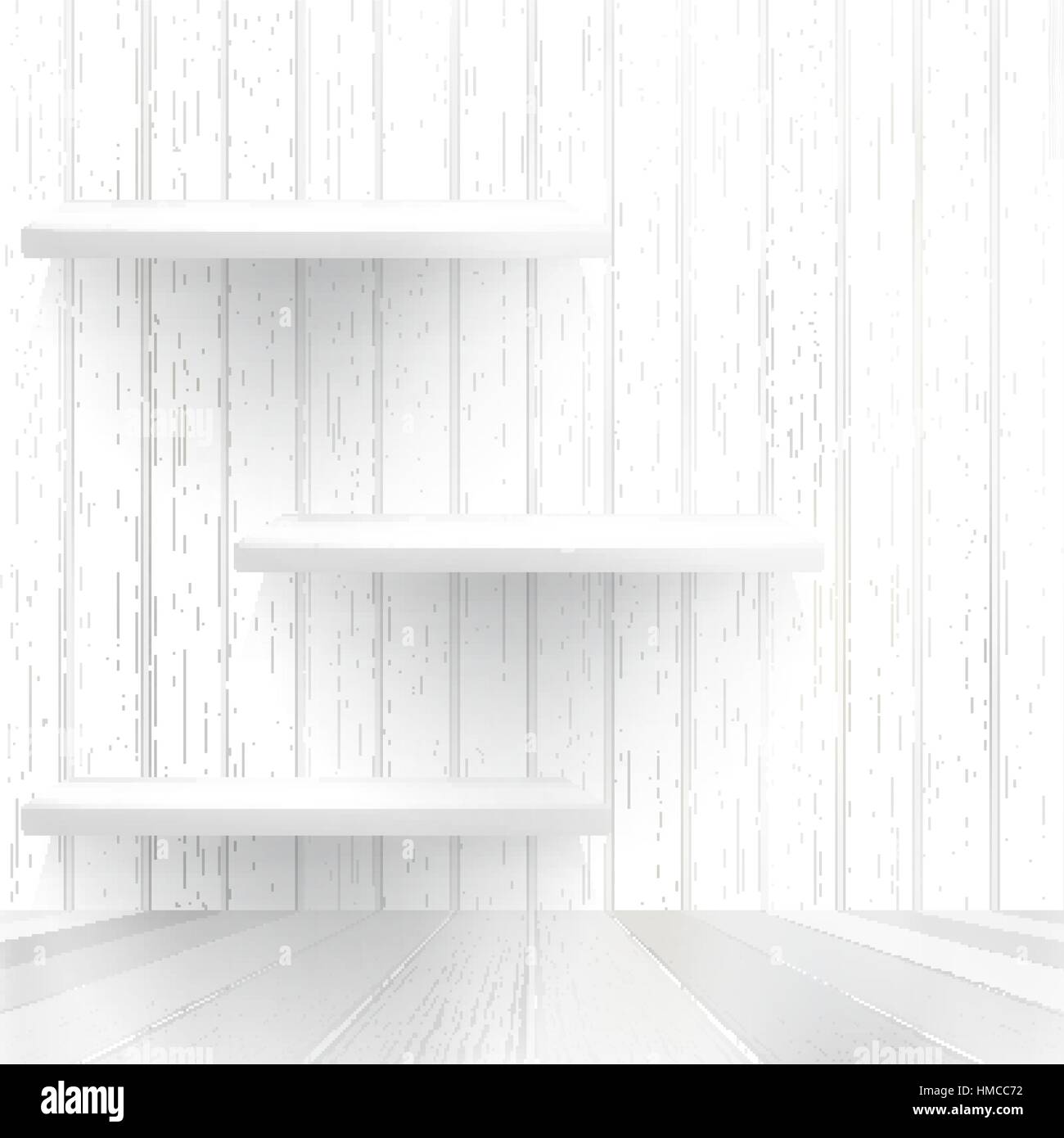 Wood shelf on wood background. + EPS10 vector file Stock Vector Image ...