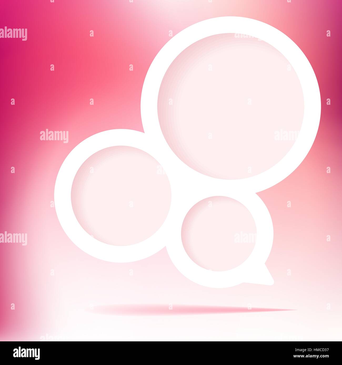 Speech Bubble pink valentine. + EPS8 vector file Stock Vector Image ...