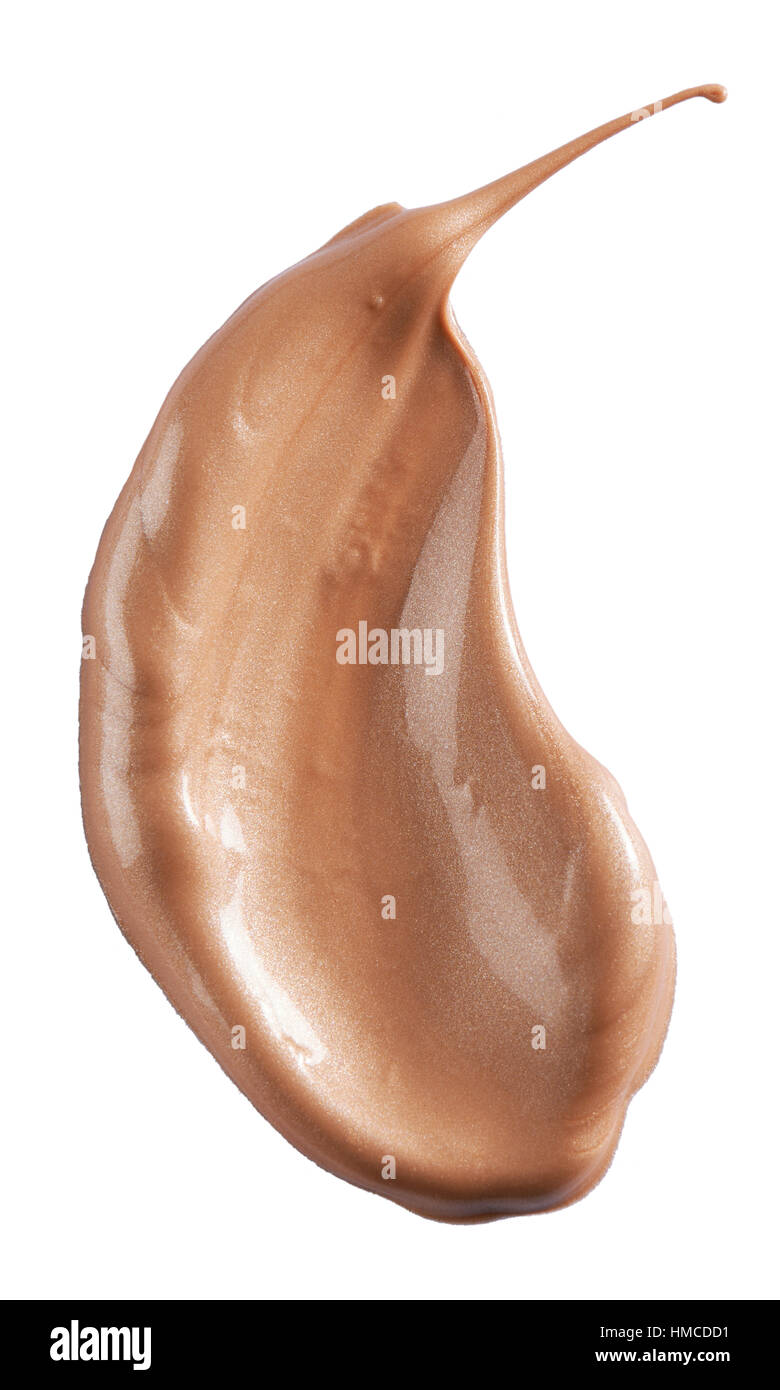 A cut out beauty image of a sample of tanning product Stock Photo - Alamy