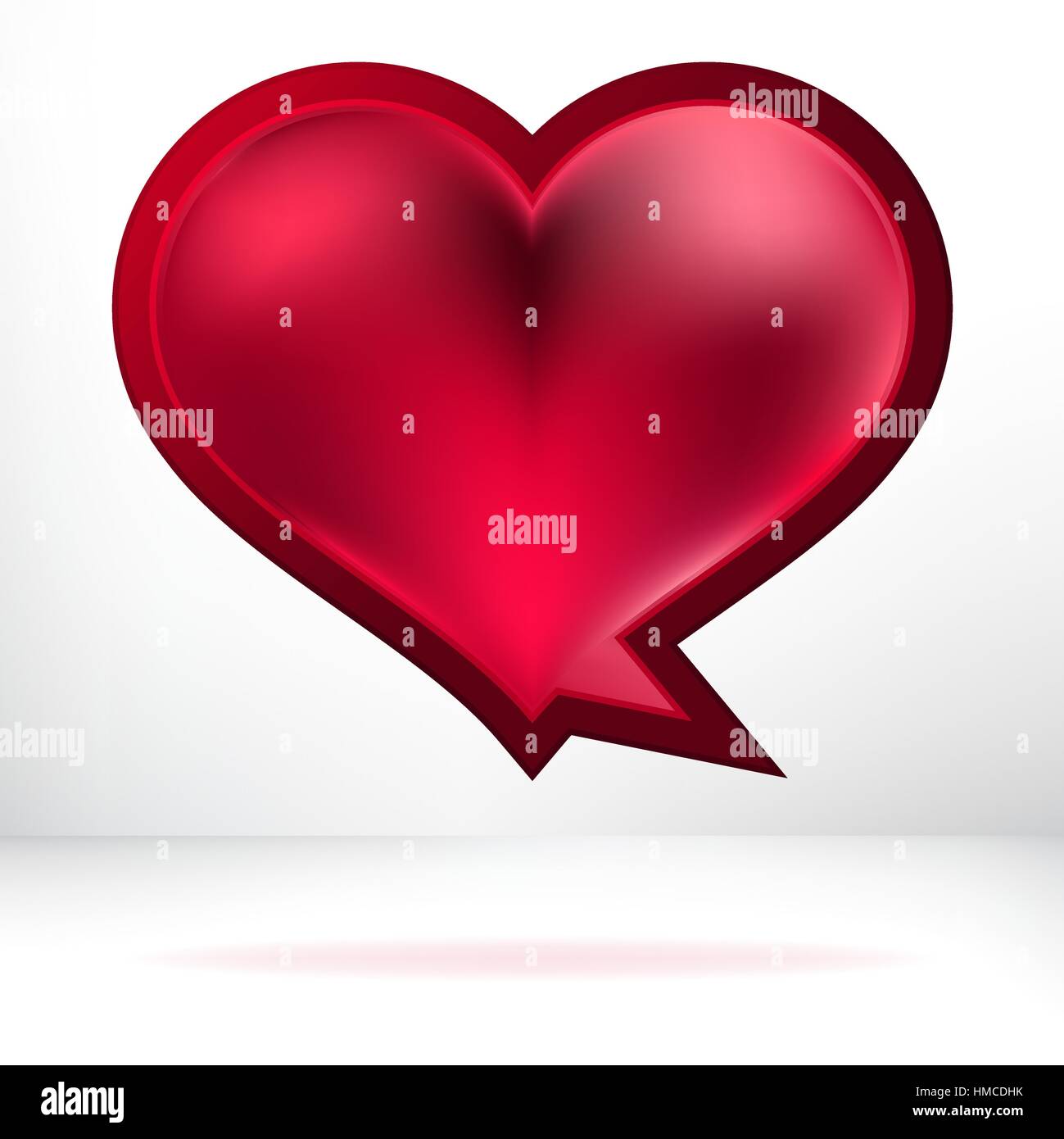 Heart thinking bubble hi-res stock photography and images - Alamy