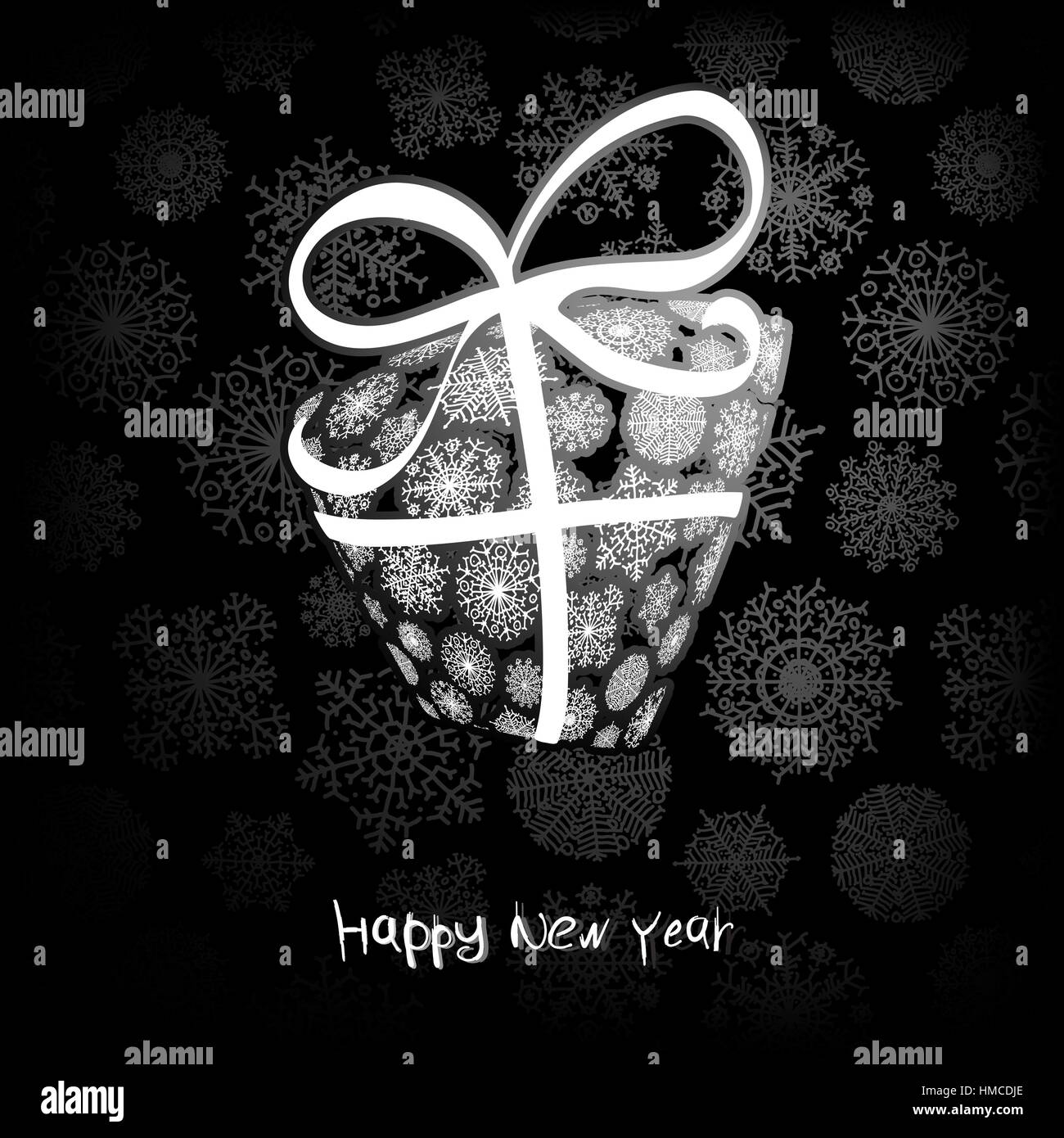 Christmas pattern gifts Black and White Stock Photos & Images - Alamy