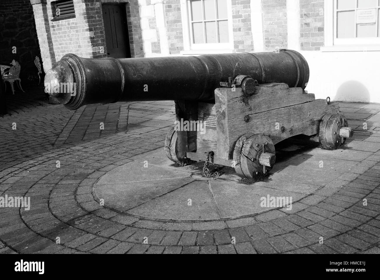 Melted down cannon Black and White Stock Photos & Images - Alamy