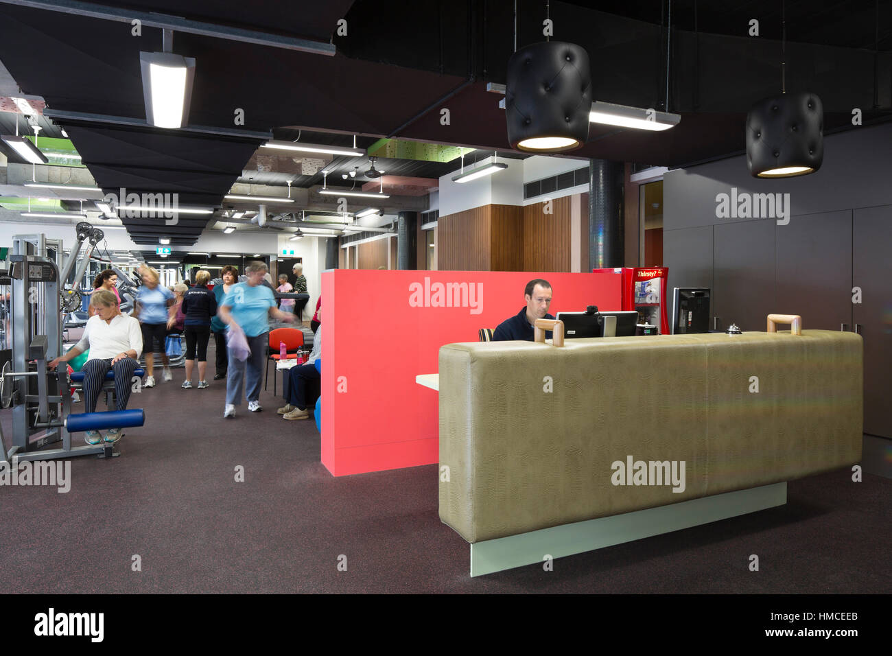 Health and Fitness Centre reception area. MPARC (Monash Peninsula ...
