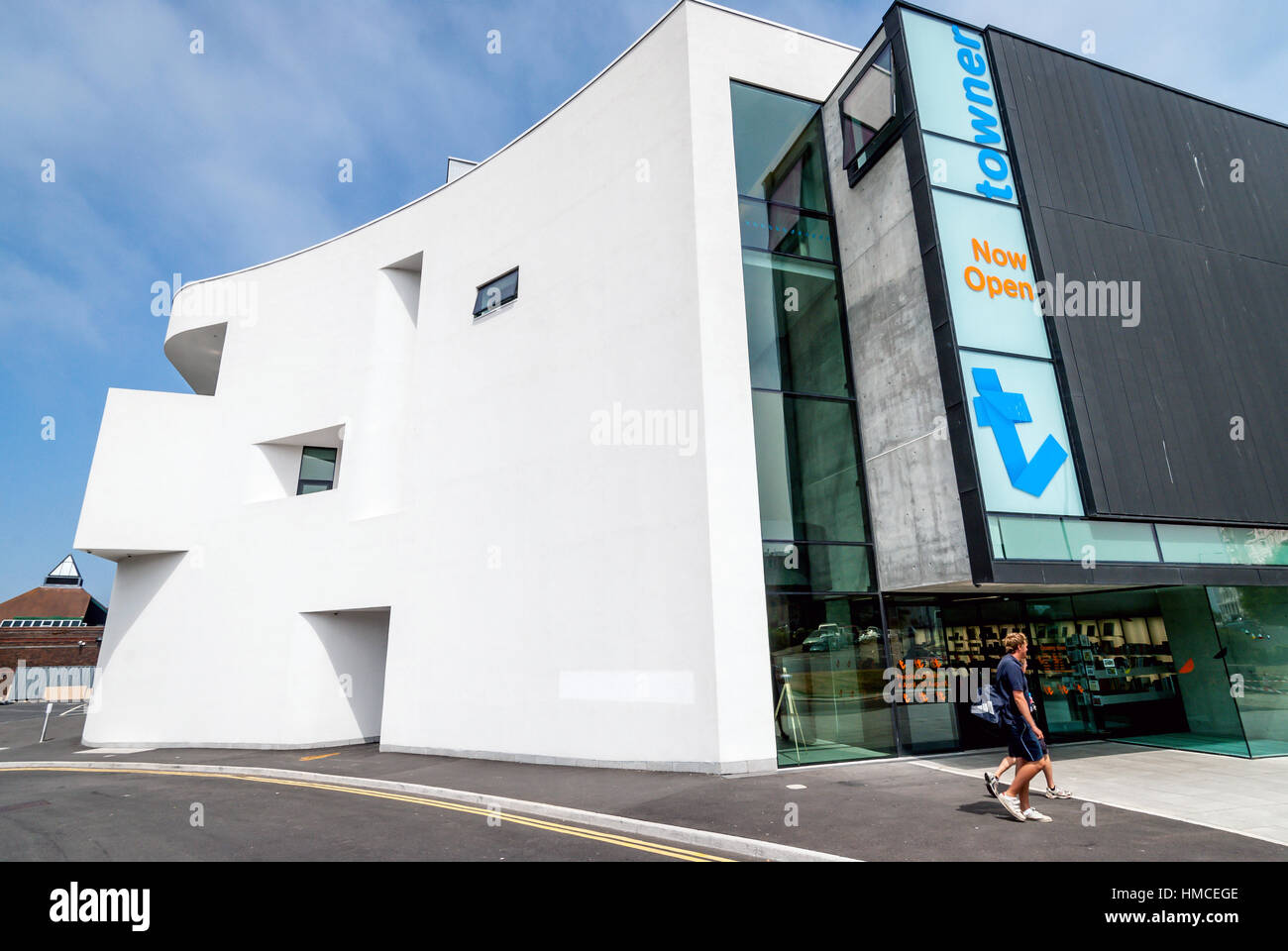 The Towner Gallery in Eastbourne Stock Photo - Alamy