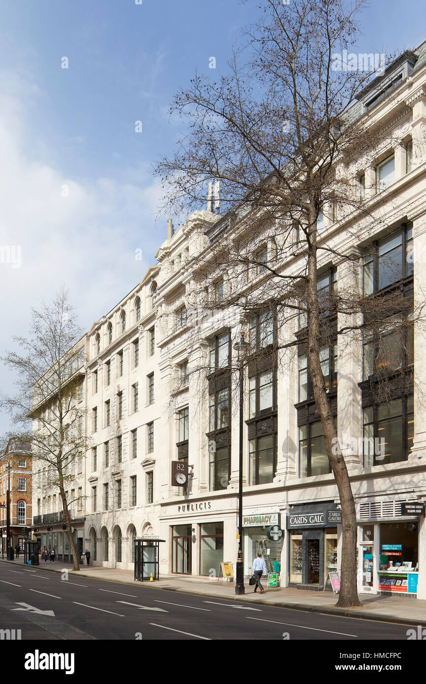 Scene along Baker Street. 82 Baker Street, London, United Kingdom ...