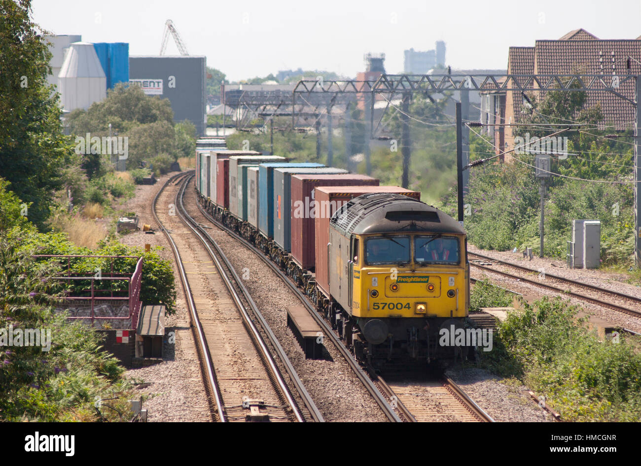 Class 57 diesel locomotive hi-res stock photography and images - Alamy
