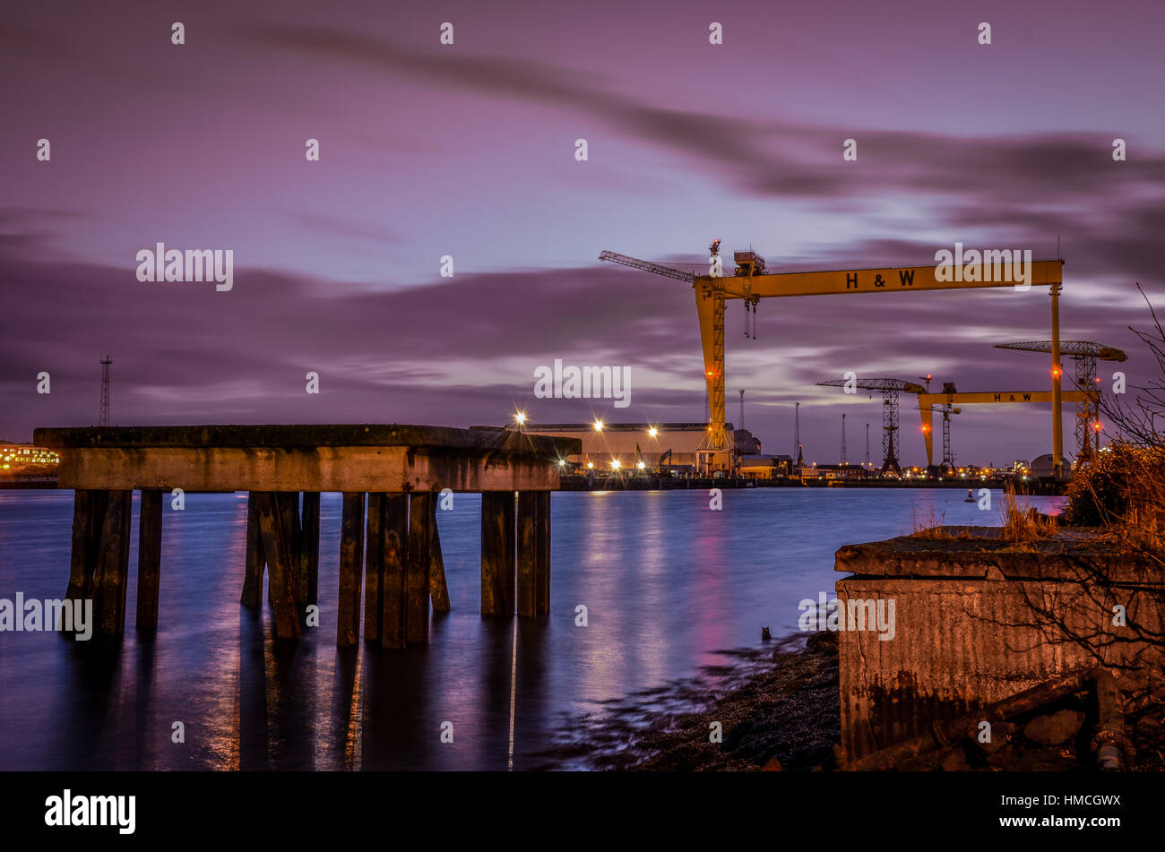 Samson goliath cranes hi-res stock photography and images - Alamy