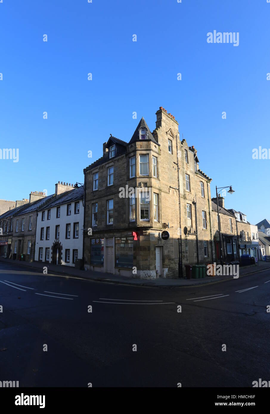 Cupar street scene Fife Scotland January 2017 Stock Photo - Alamy