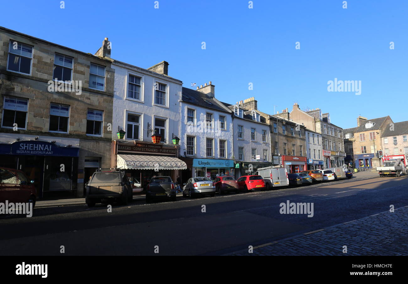 Cupar street scene Fife Scotland January 2017 Stock Photo - Alamy
