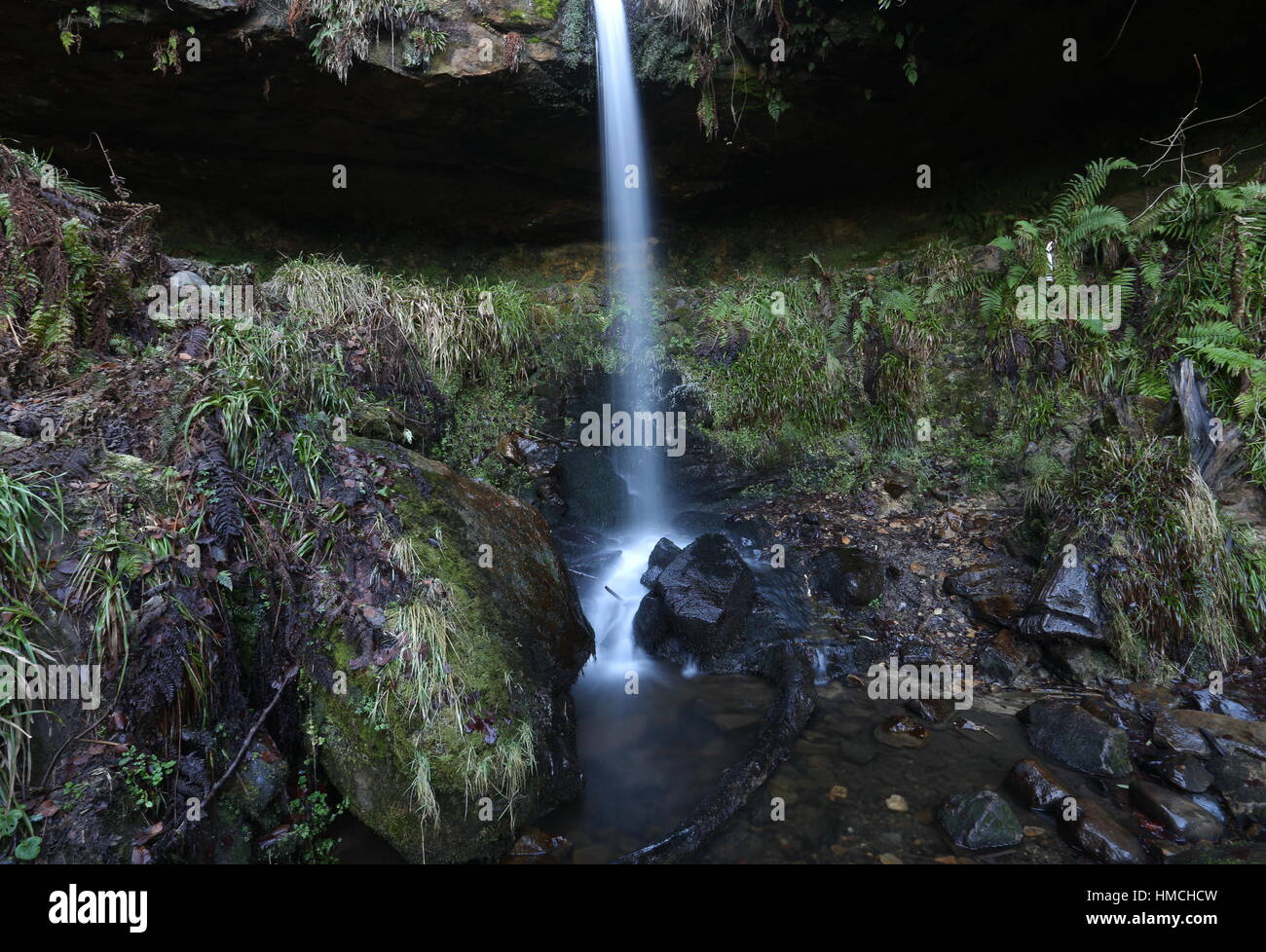 Yad Waterfall Maspie Den Falkland Fife Scotland January 2017 Stock ...