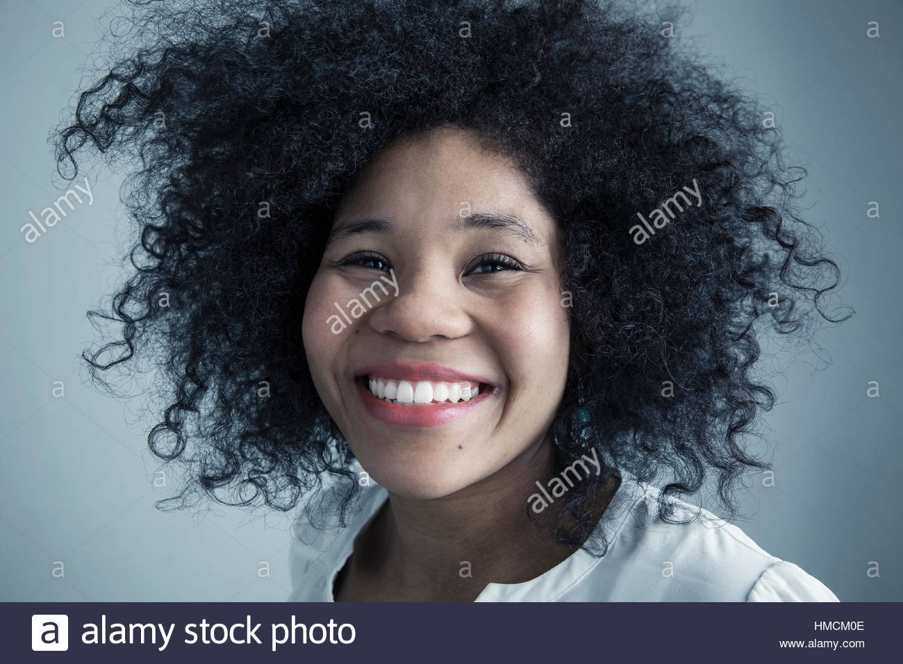 Curly hair mixed race hi-res stock photography and images - Alamy