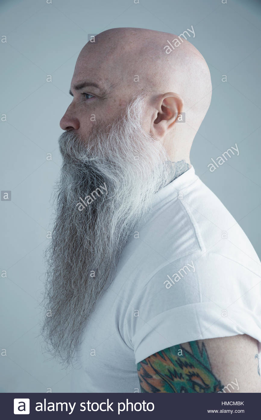 Man shaved head portrait hi-res stock photography and images - Alamy