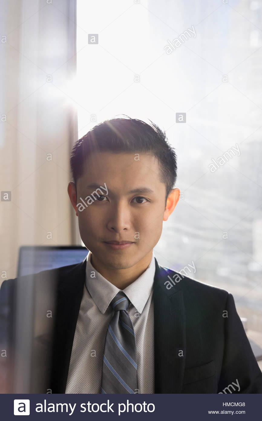 Portrait confident male lawyer in sunny office Stock Photo - Alamy