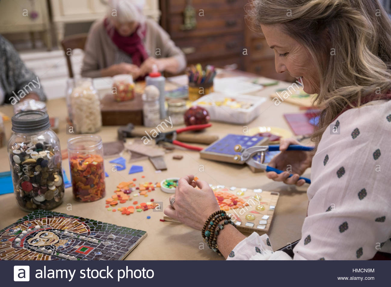 Making up a mosaic hi-res stock photography and images - Alamy