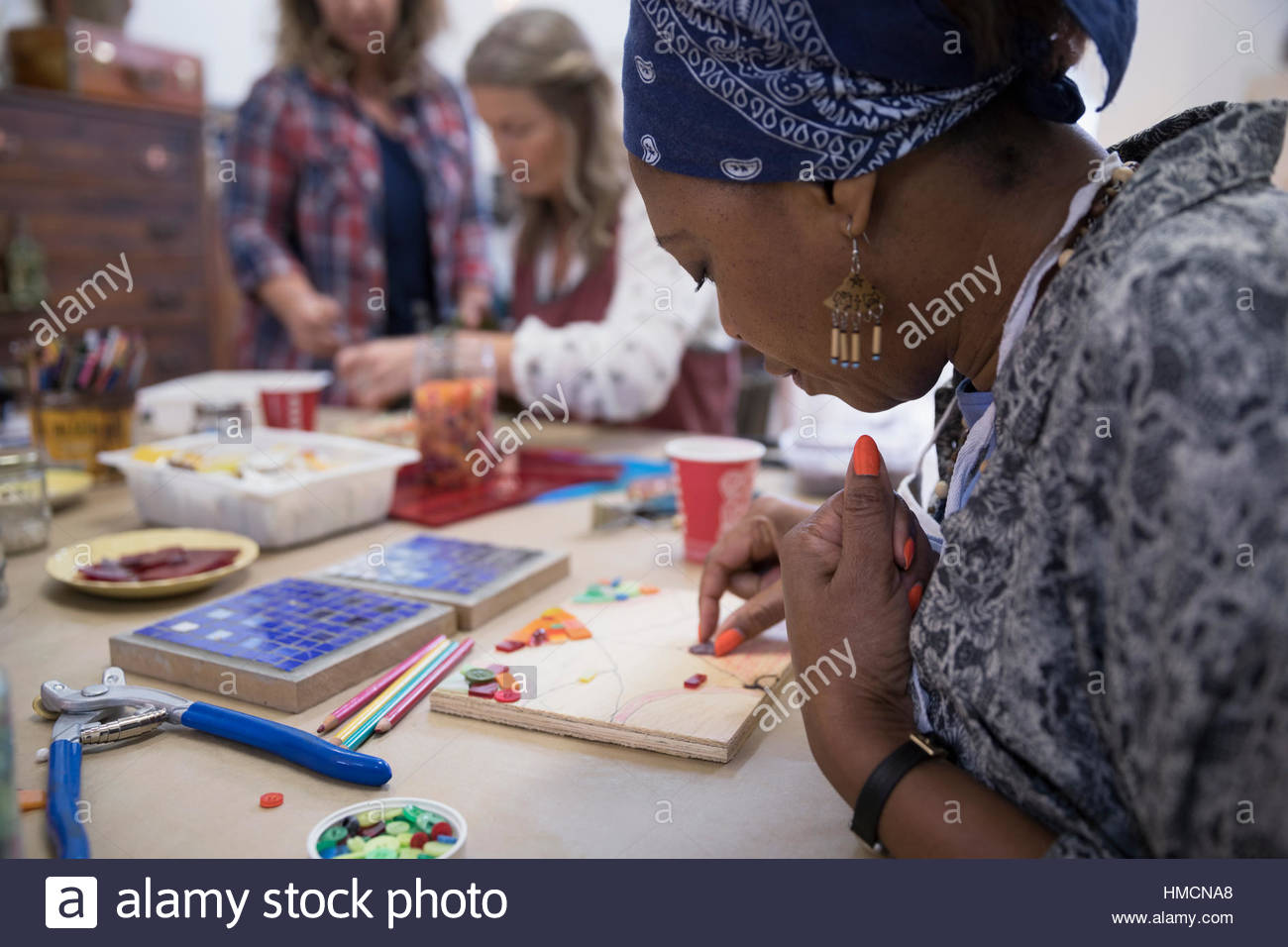 Making up a mosaic hi-res stock photography and images - Alamy