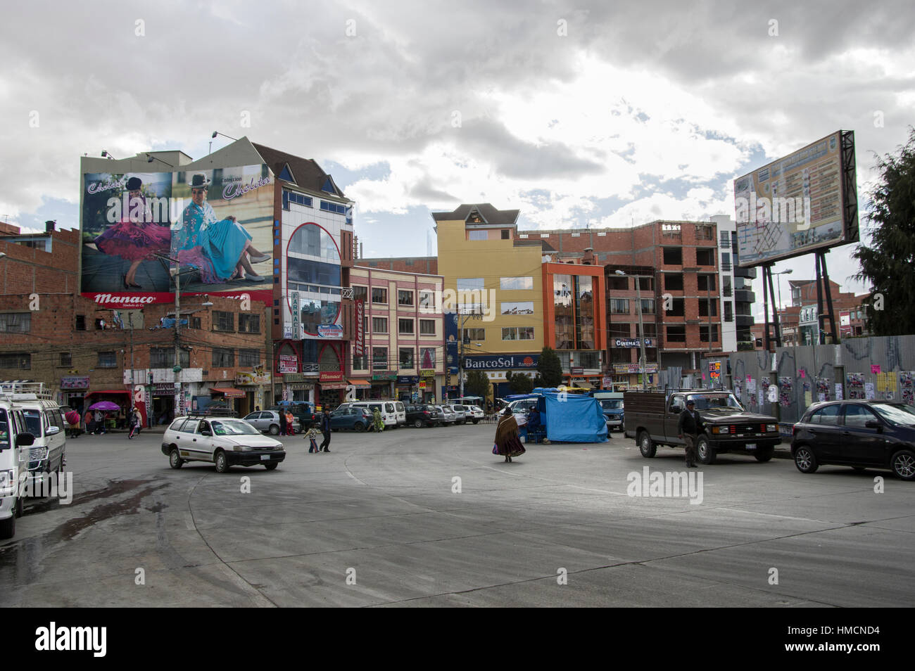 Chalet in El Alto, Bolivia, also called cholets Stock Photo - Alamy