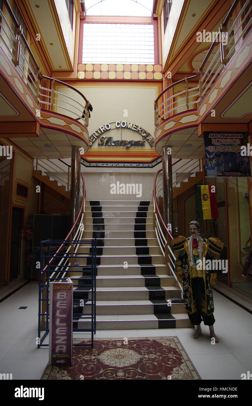 Chalet in El Alto, Bolivia, also called cholets Stock Photo - Alamy