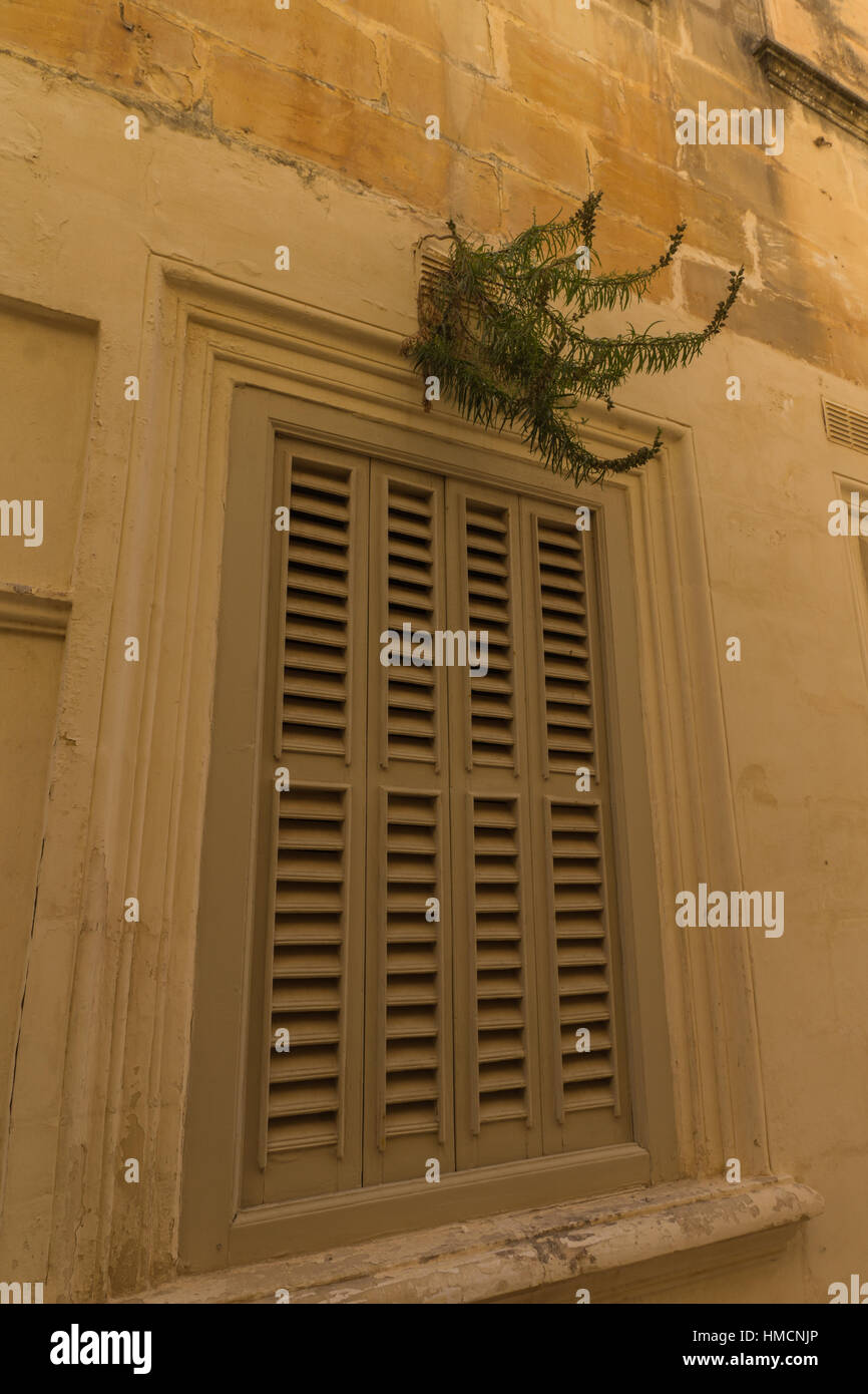 outdoor wooden shutters Stock Photo - Alamy