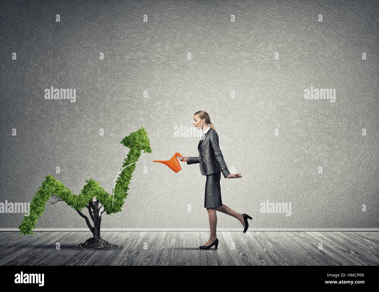 Make your money grow Stock Photo - Alamy