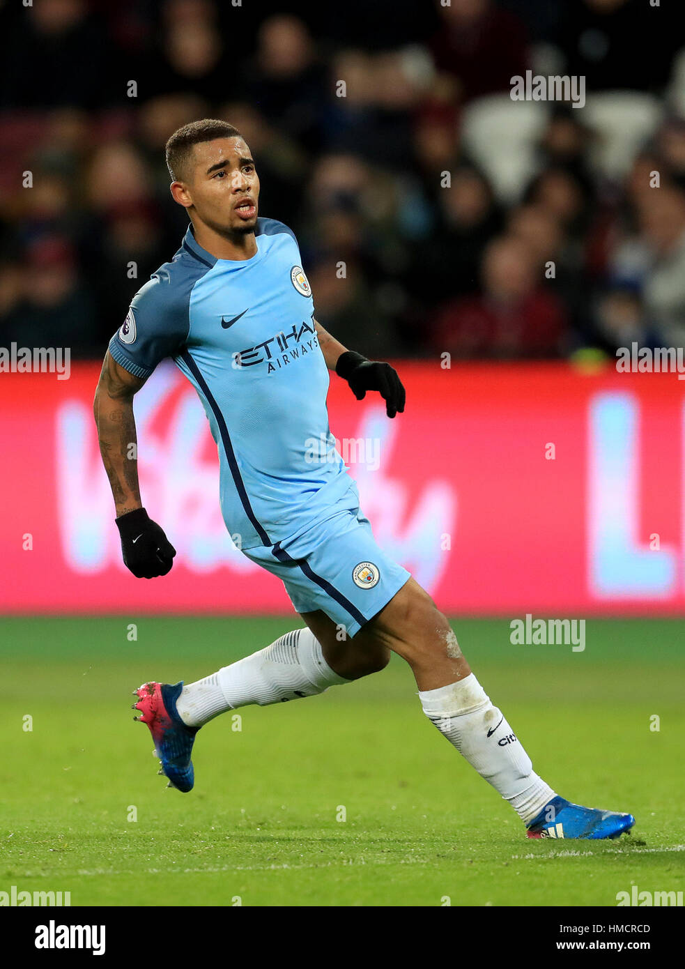 Manchester City's Gabriel Jesus during the Premier League match at ...