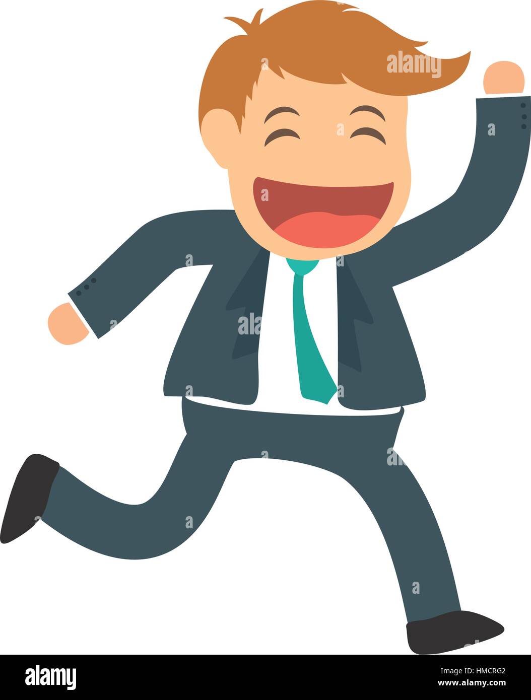 Successful businessman cartoon icon vector illustration graphic design ...