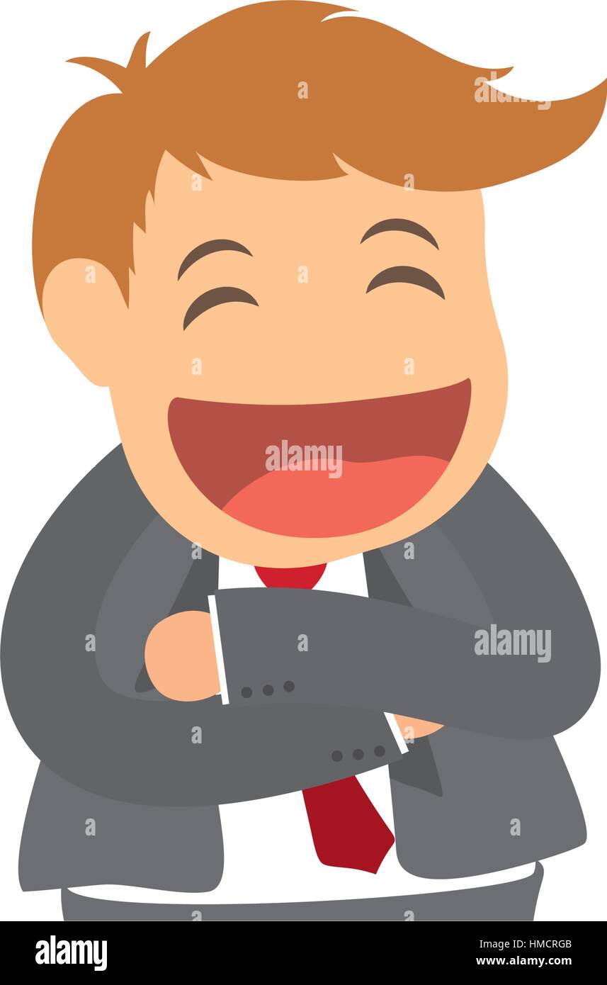 Successful businessman cartoon icon vector illustration graphic design ...