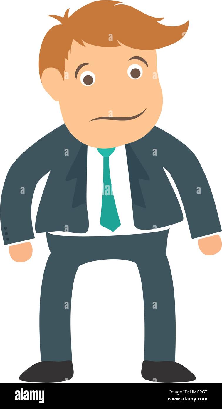 Successful businessman cartoon icon vector illustration graphic design ...