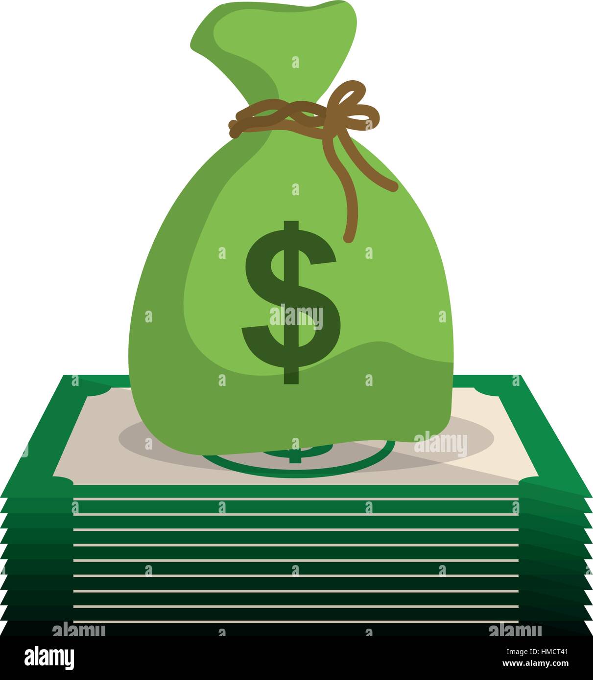Bag of money icon vector illustration graphic design Stock Vector Image ...