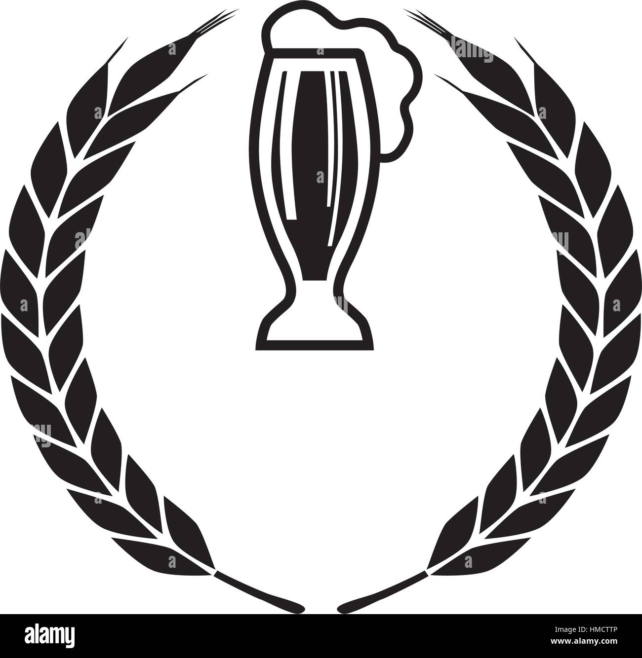 Beer and brewery concept icon vector illustration graphic design Stock ...