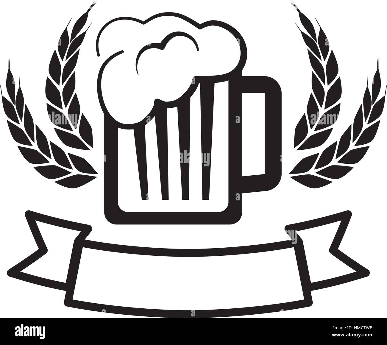 Beer and brewery concept icon vector illustration graphic design Stock ...