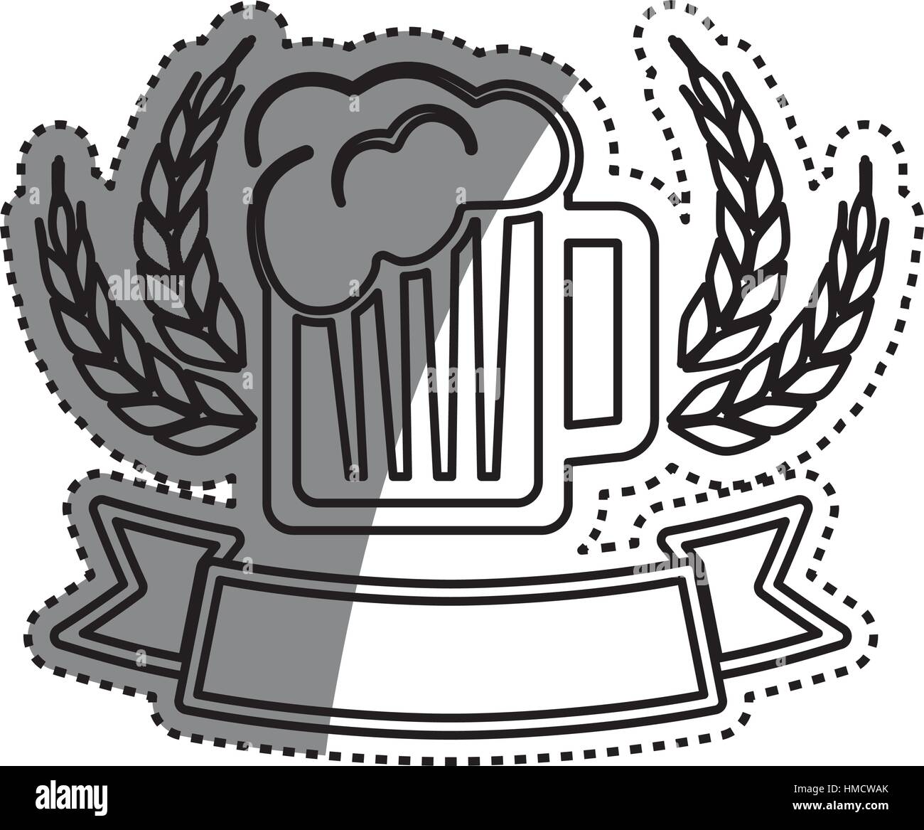 Beer and brewery concept icon vector illustration graphic design Stock ...