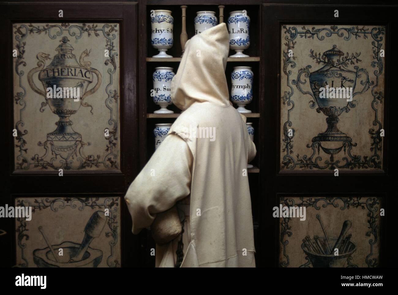 Monk hood rear view hi-res stock photography and images - Alamy