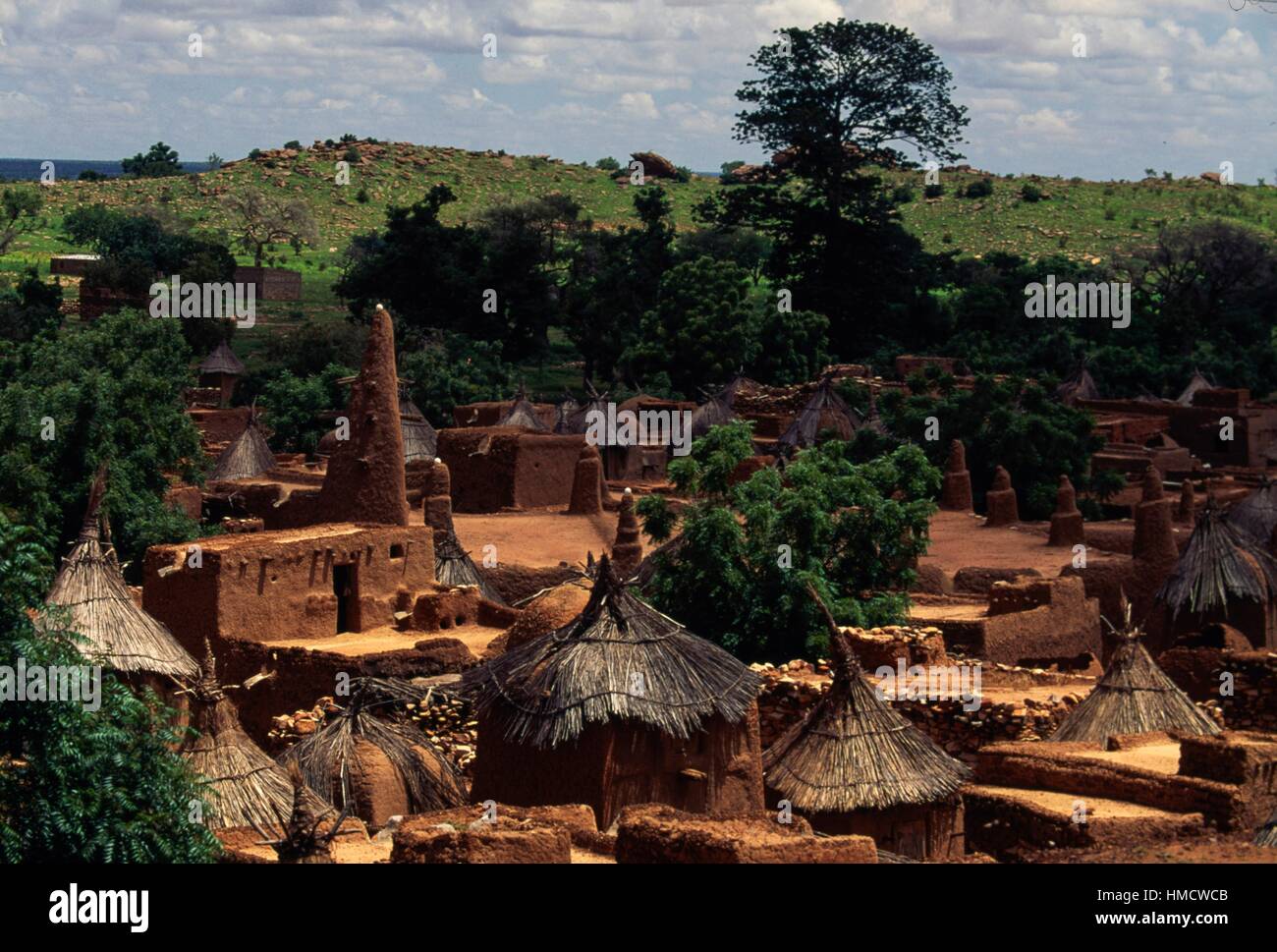 Dogon Sangha village, Bandiagara Escarpment (UNESCO World Heritage List ...