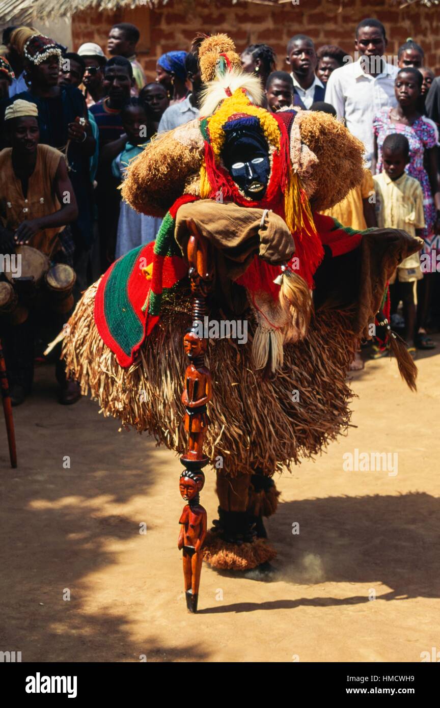 Taidovan, indisputable judge, Wobe mask, region of Man, Ivory Coast ...