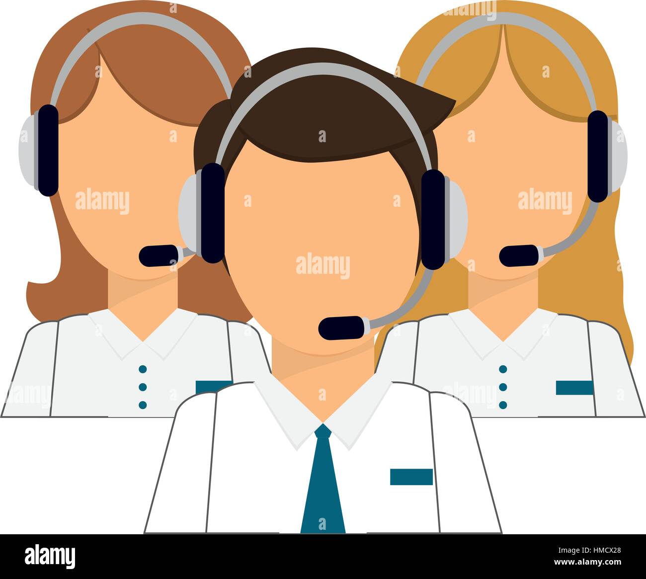 Support assistants technical icon image, vector illustration Stock ...