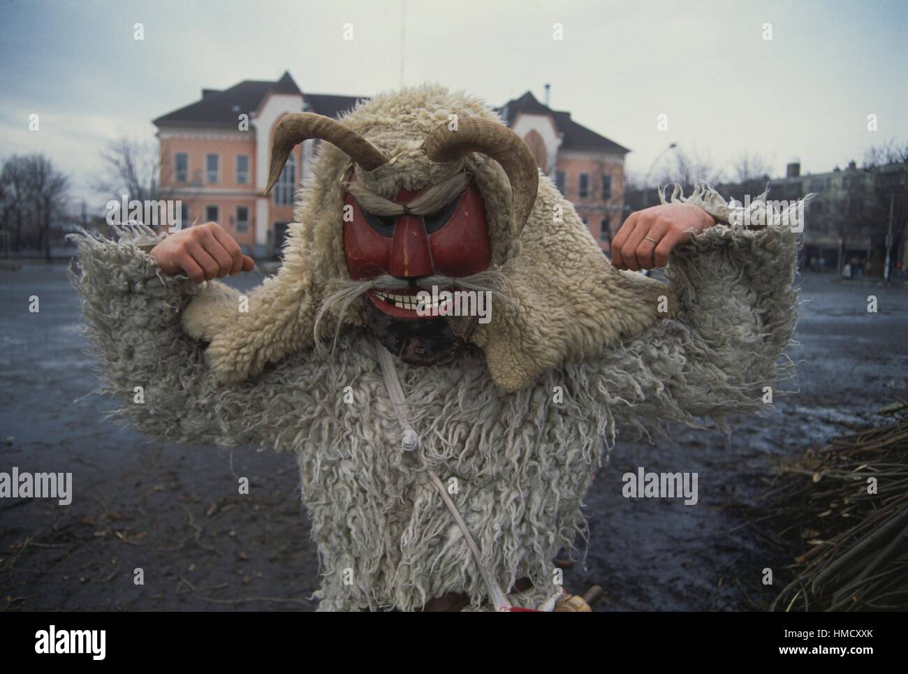 Buso mask, Mohacs carnival, Hungary Stock Photo - Alamy