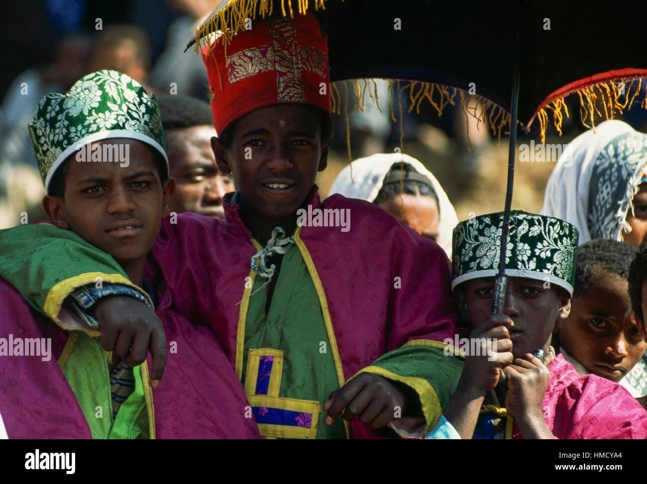Novice priests in fine robes hi-res stock photography and images - Alamy